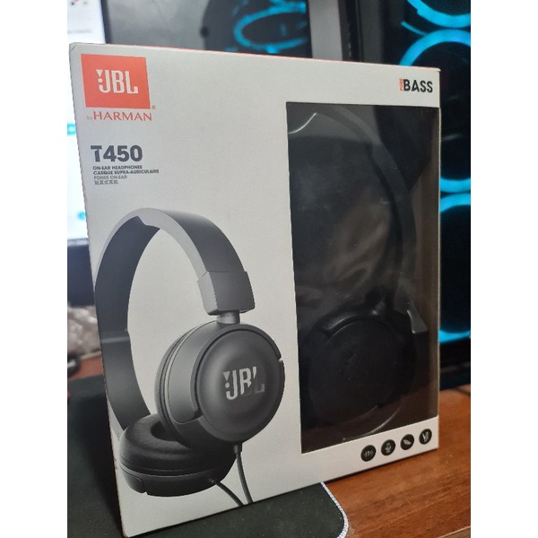 JBL T450 wired on ear headphone | Shopee Philippines