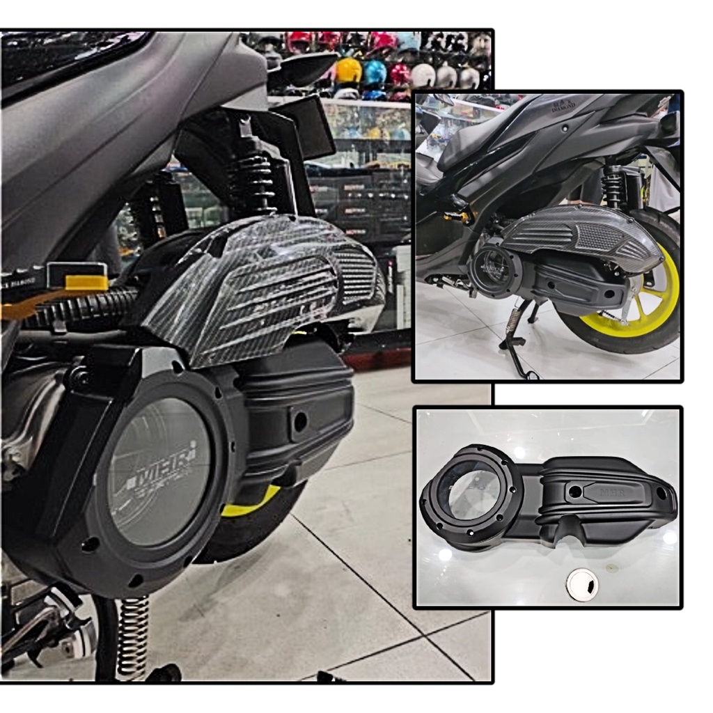 Cover crank case new Aerox/new Nmax Clear lens MHR | Shopee Philippines