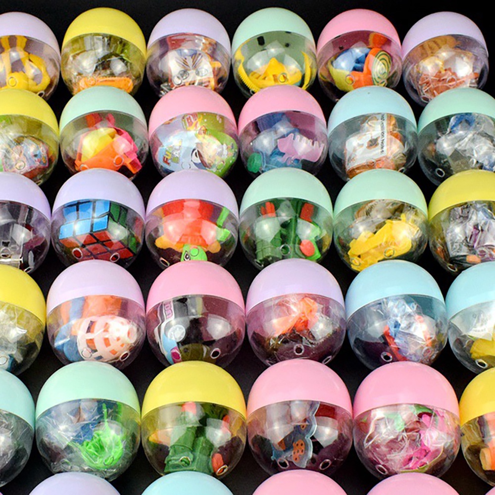 1pcs Capsule Toys Fun Eggs 47mm*55mm Plastic One Piece Capsule Toy Ball ...