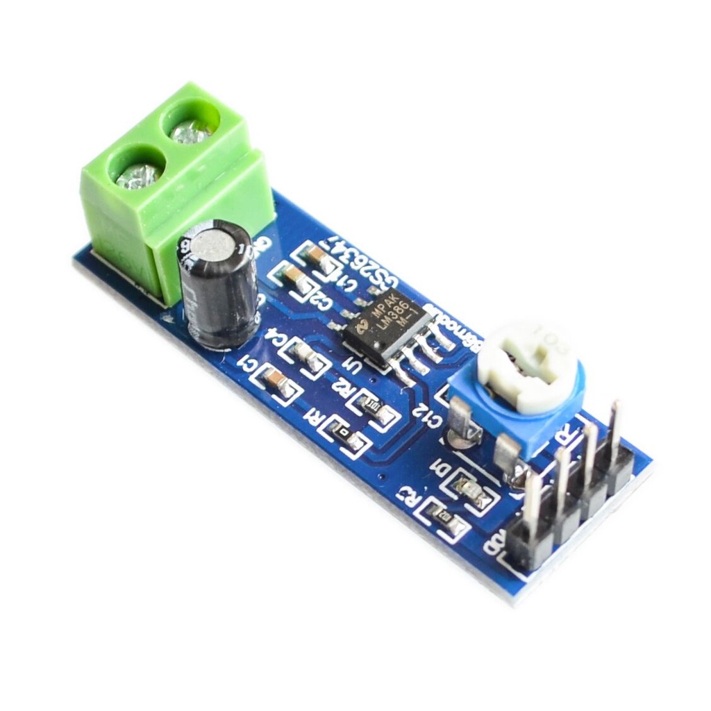 LM386 audio power amplifier module 200 times gain amplifier board mono ...