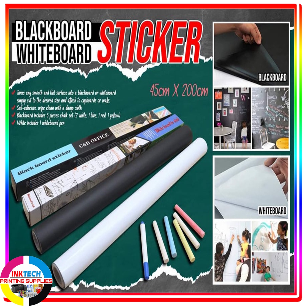 BLACKBOARD/WHITEBOARD STICKER | Shopee Philippines