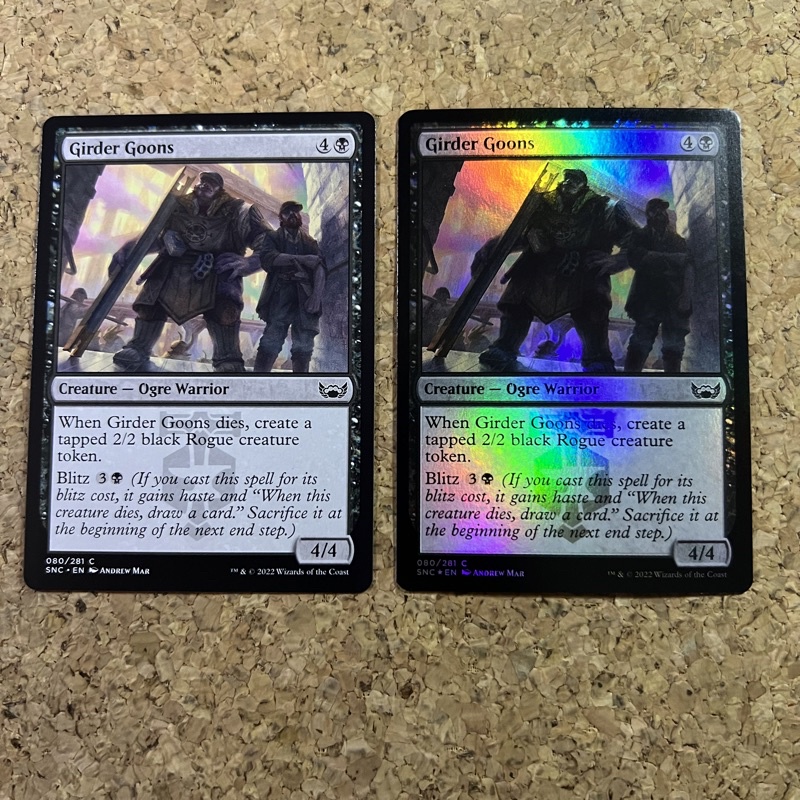 MTG GIRDER GOONS | OGRE WARRIOR | STREETS OF NEW CAPENNA | BLACK ...