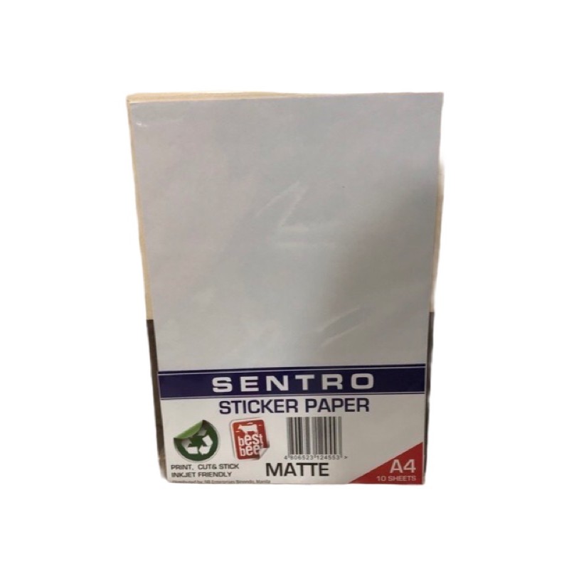 Sentro Sticker Paper A4 | Shopee Philippines