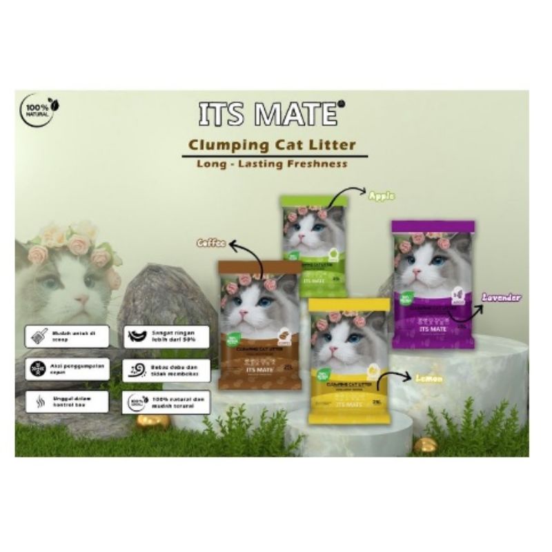 Its Mate Sand 10 L Itsmate Scented Lumpy Cat Sand 10 Liter (Expedition ...