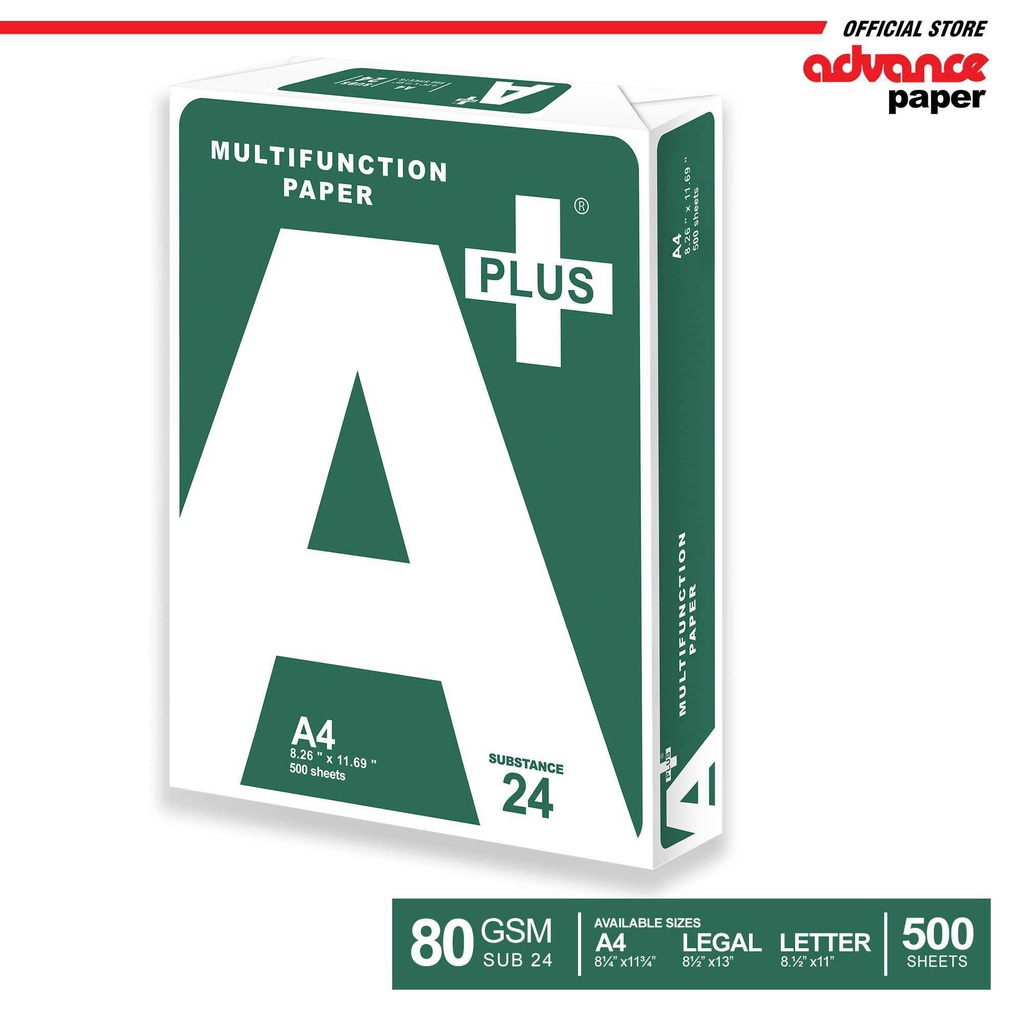 A-Plus Multi Function Paper Sub. 24 80gsm | Shopee Philippines