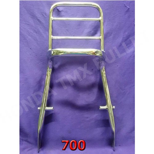 Carrier Stainless, Back Rest for TMX 155 and TMX 125, Rusi, Euro ...