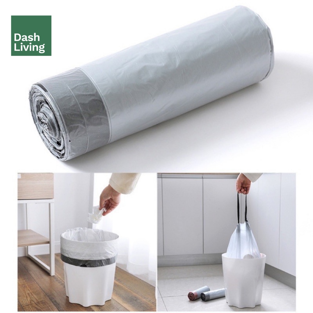 Dash Living Drawstring Garbage Bag | Thickened Automatic Closing ...