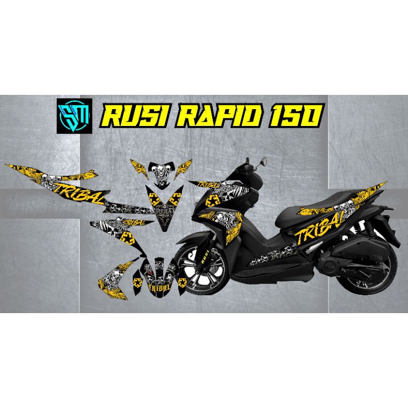 Rusi Rapid 150 full body decals | Shopee Philippines