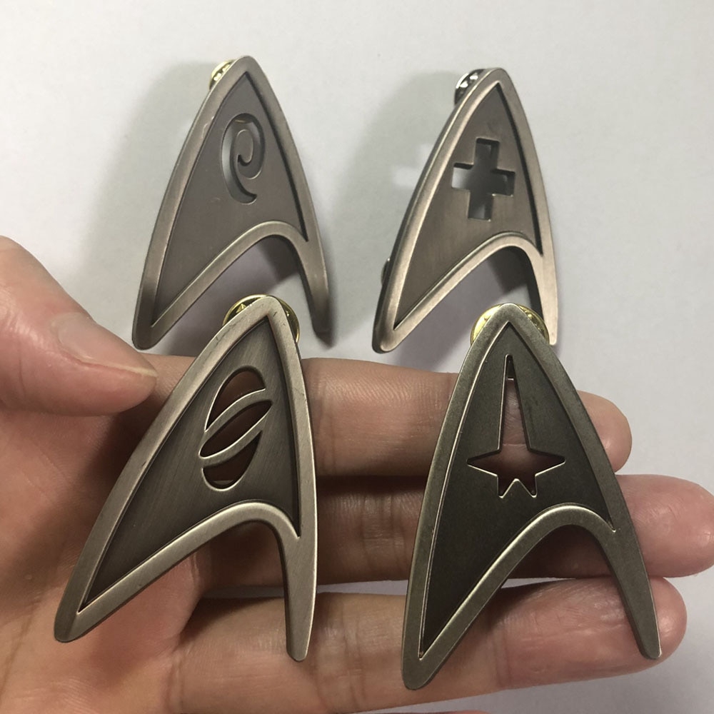Star Cosplay Trek Command Division Badge Starfleet Pins Science ...