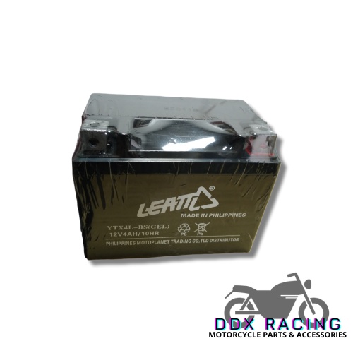DDX racing Motorcycle LEATTO YTX4L-BS with BPS BATTERY (XRM110/XRM125 ...