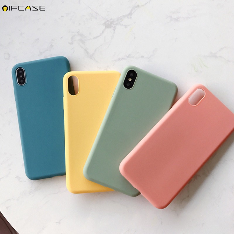 Huawei Honor Play 3 9i 9N 8S Phone Case Candy Color Colorful Matte ...