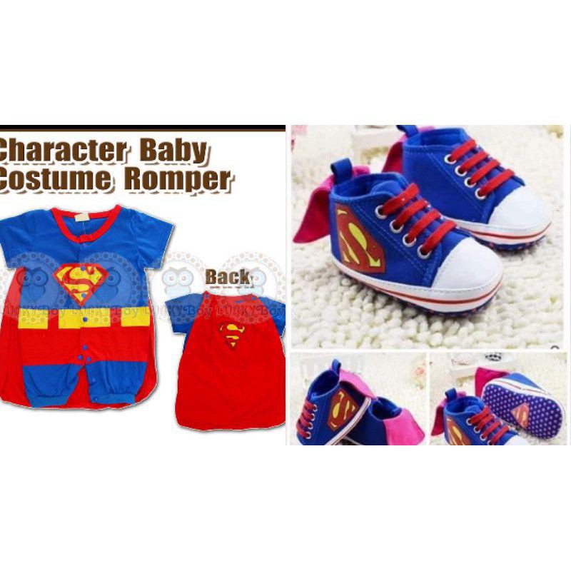 Superman Baby Costume set .,fit new born to 3yrs old | Shopee Philippines