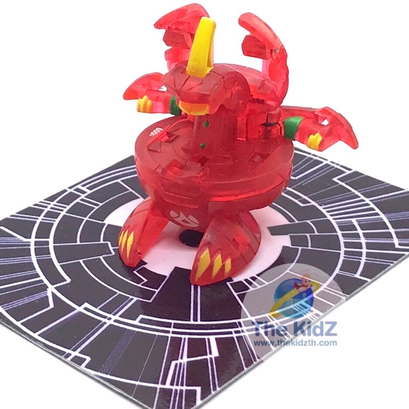Bakugan B2 Alpha Hydranoid Red Pyrus Translucent Evolution (rare ...
