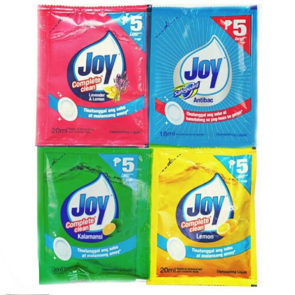 JOY DISHWASHING LIQUID 17 ML / 12'S | Shopee Philippines