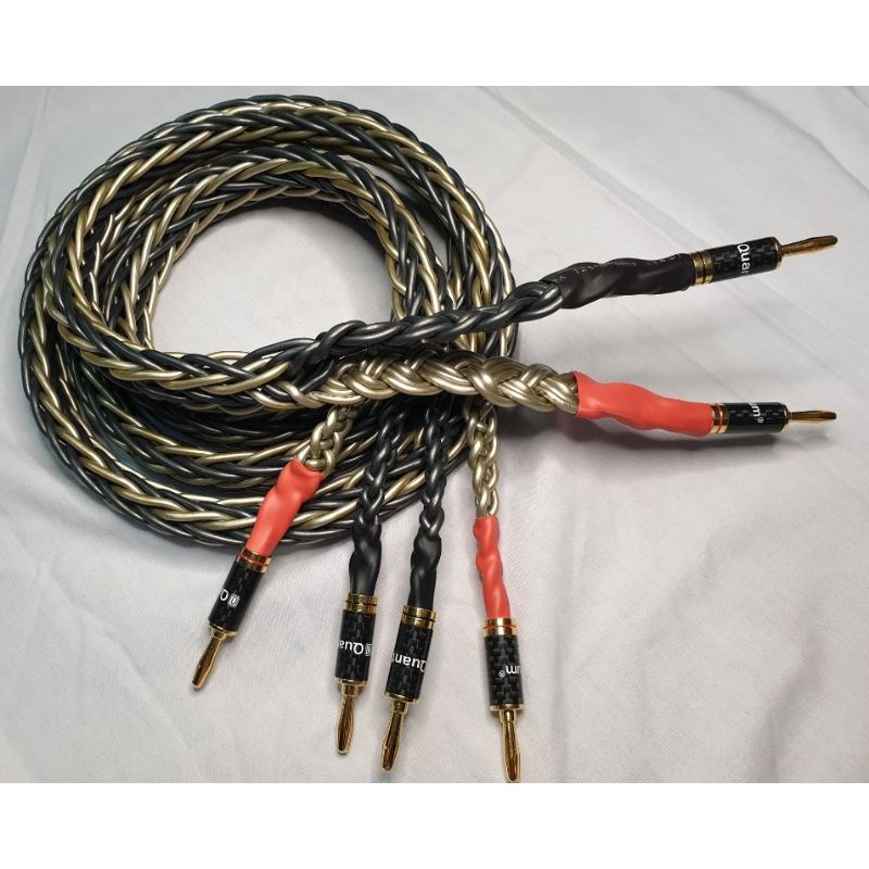 Quantum Bi-wire Braided Speaker Cable at 2 meters | Shopee Philippines