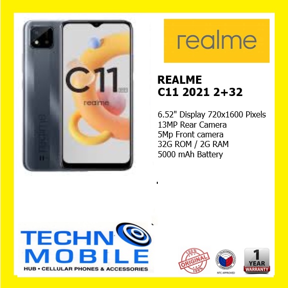 Realme C11 2021 2G RAM+32G ROM 1 year warranty | Shopee Philippines