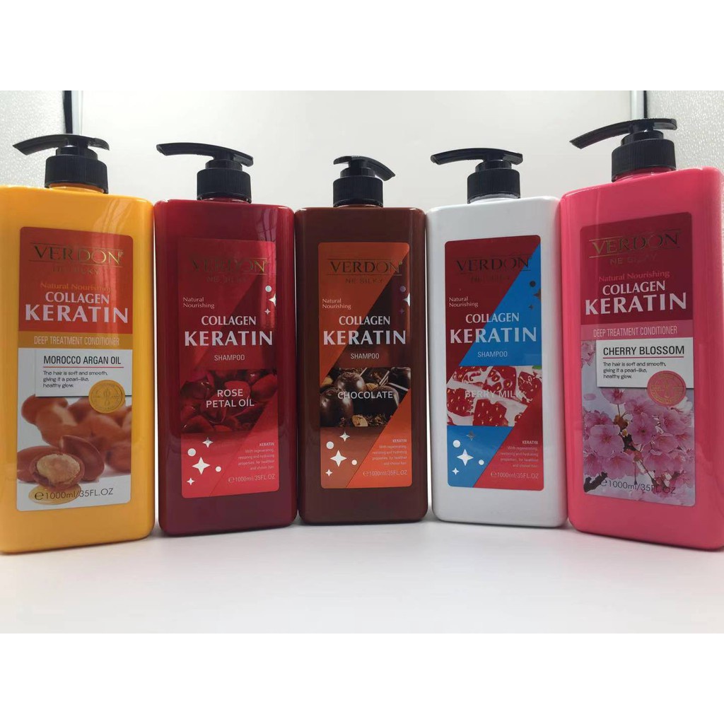 Verdon Natural Nourishing Collagen Keratin Deep Treatment Shampoo ONLY ...