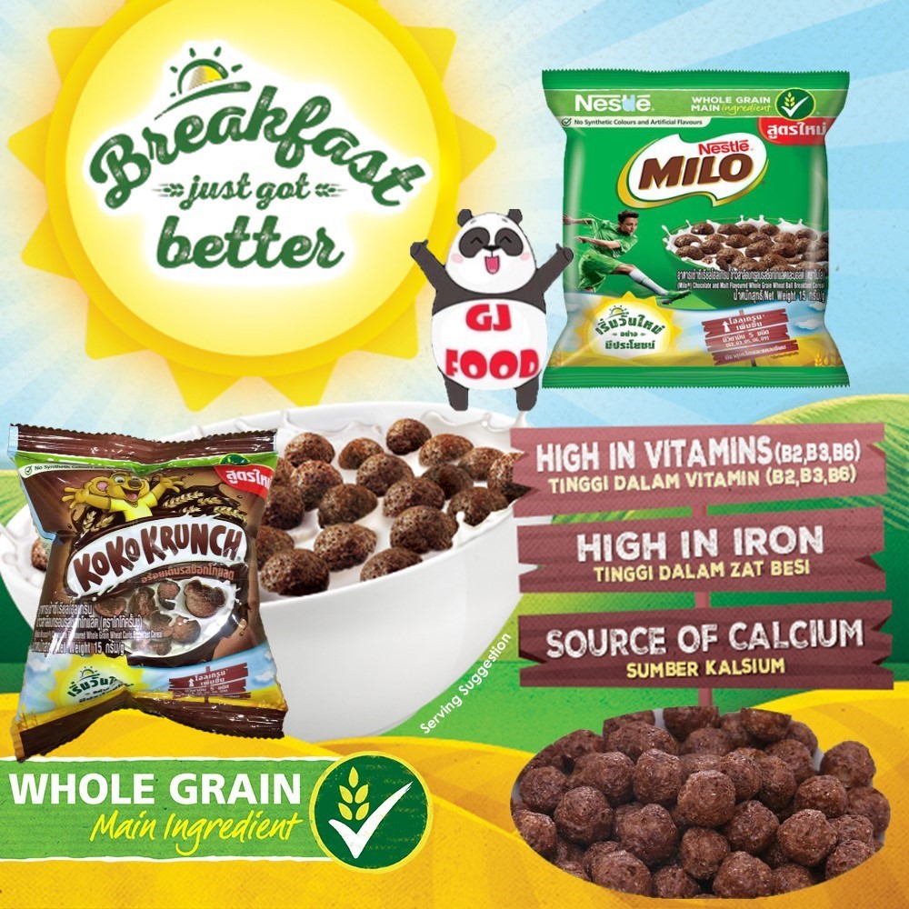 Nestle MILO/KOKO KRUNCH/Honey Star Breakfast Cereal 15G/30G | Shopee Philippines