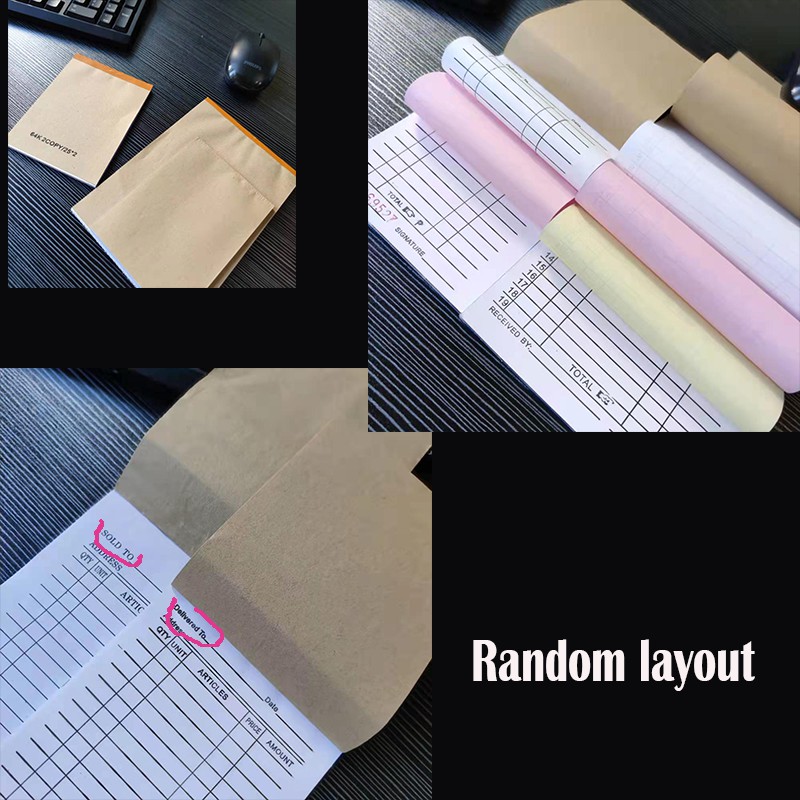 AKT receipt with carbon 2&3 copy resibo book big/small | Shopee Philippines