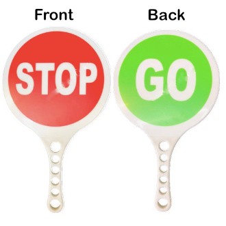 Stop & Go (Back to Back) Hand Signal Road Traffic Safety | Shopee ...