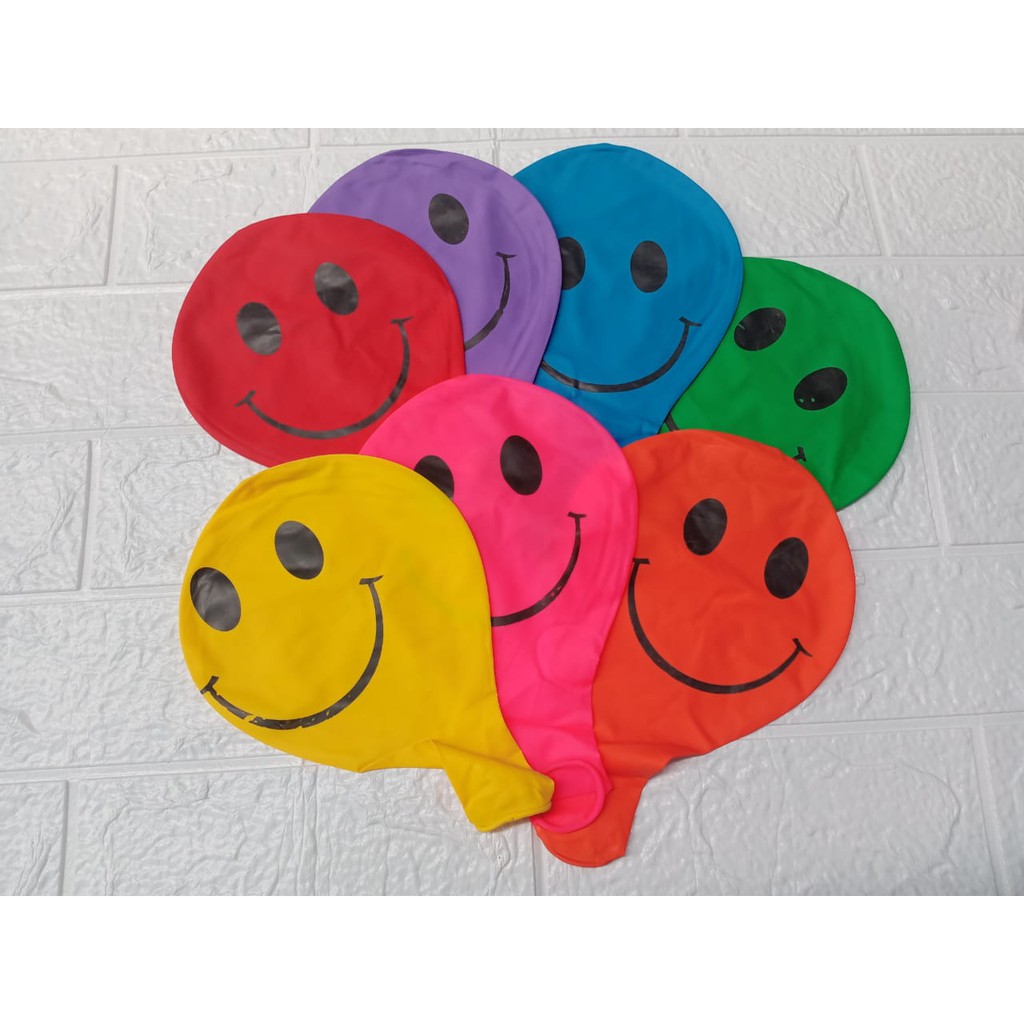! Jumbo BALLOONS / LATEX SMILE BALLOONS / JUMBO EMOTICON BALLOONS ...
