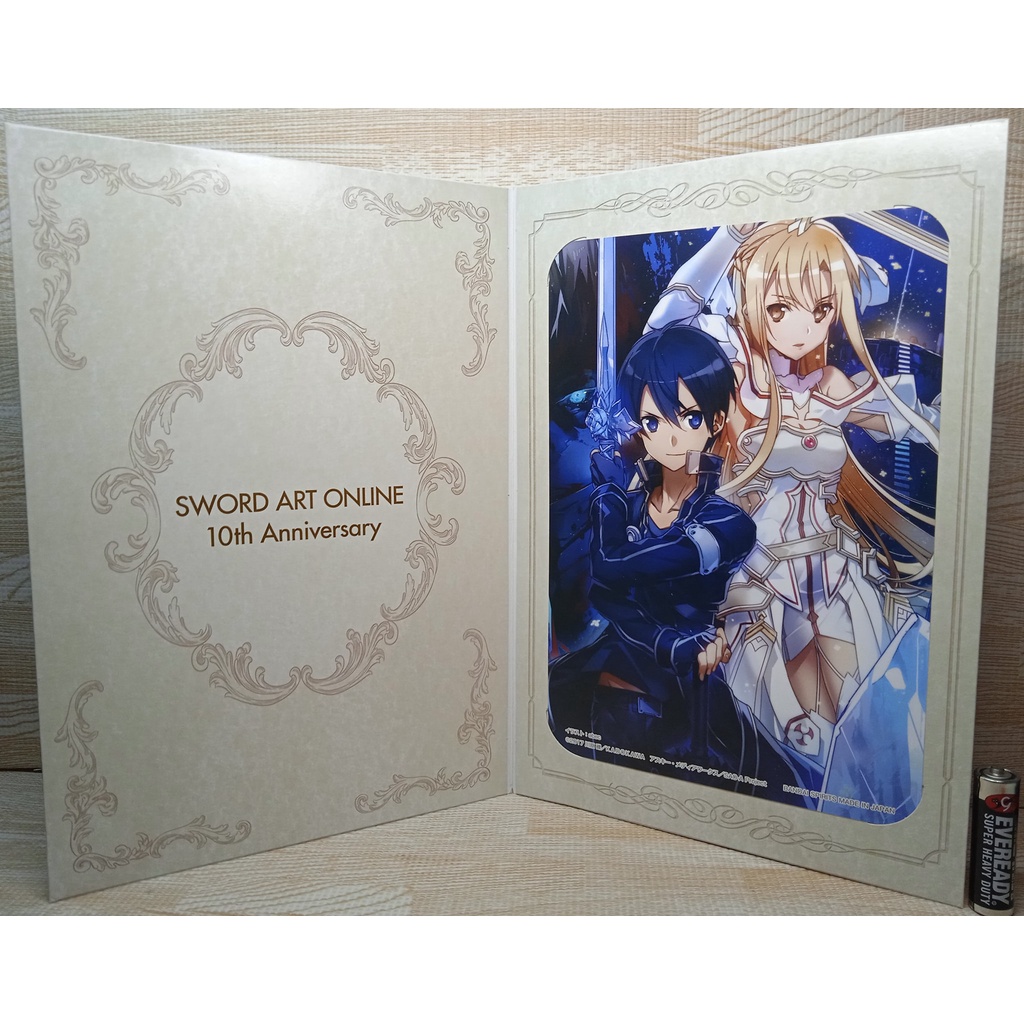 SAO (Sword Art Online) 5th and 10th Anniversary Board with Poster ...
