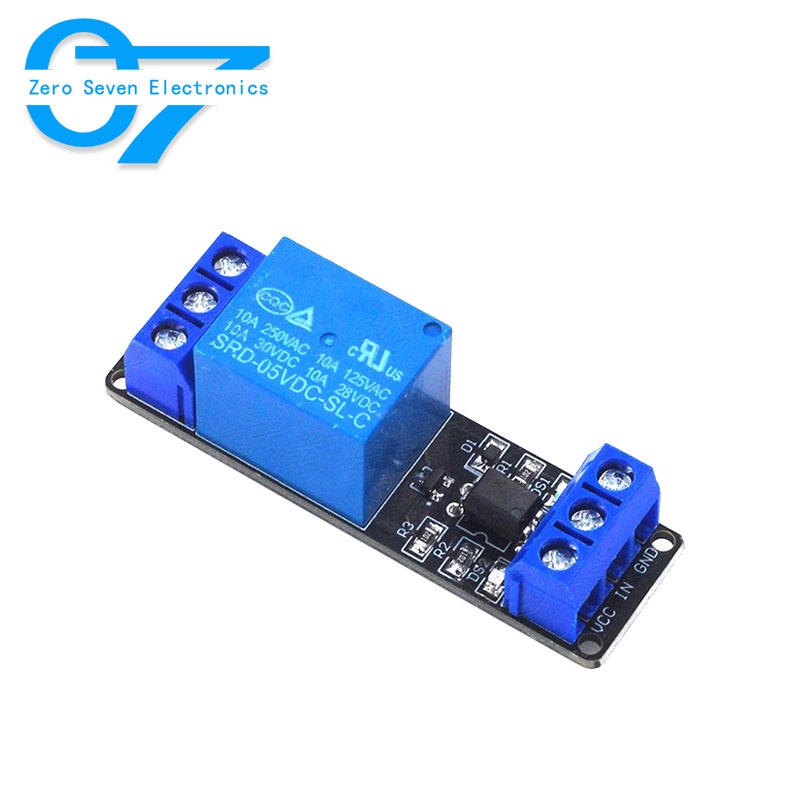 【Wholesale】1 Channel 5V 12V 24V 10A Relay Module with Optocoupler Low ...