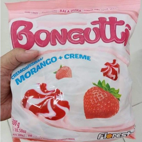 Florestal Bongutti Morango + Creme Candies 300g | Shopee Philippines