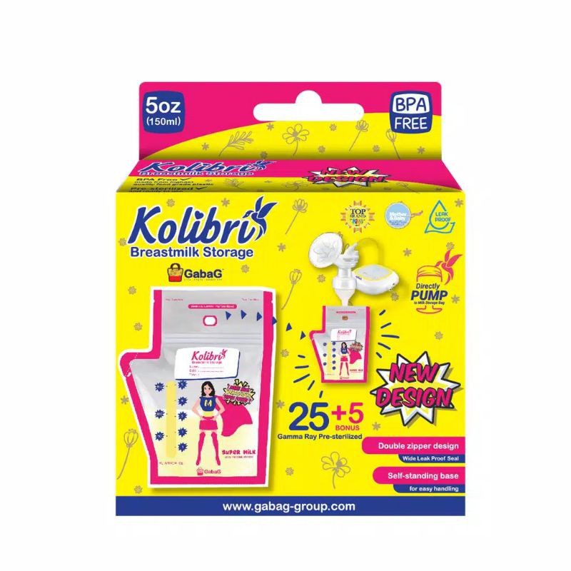 KOLIBRI GABAG ASI BAG 150ML SUPER MOM 50 Z | Shopee Philippines