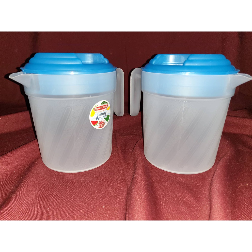2pcs. BIG water pitcher (2.5L) / pitsel / water jug / transparent 17x20 ...