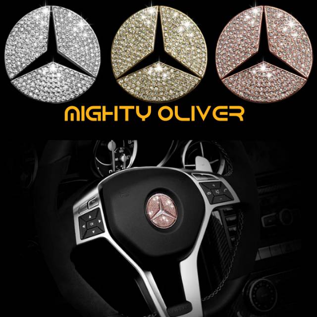 Mercy stir Emblem logo mercy Steering Wheel mercedez benz A B C E S CLA ...