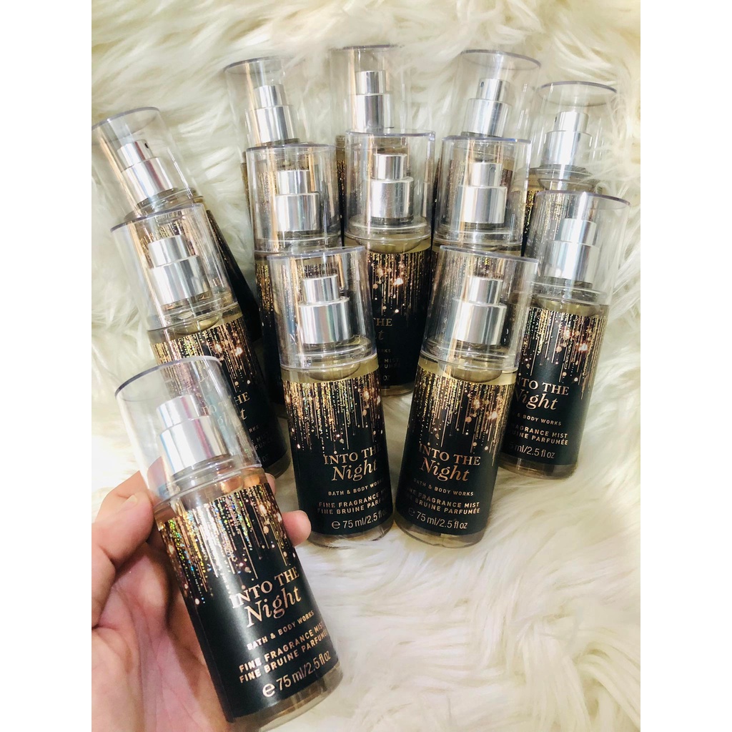 AUTHENTIC BATH & BODY INTO THE NIGHT TRAVEL SIZE MIST 75ML | Shopee ...