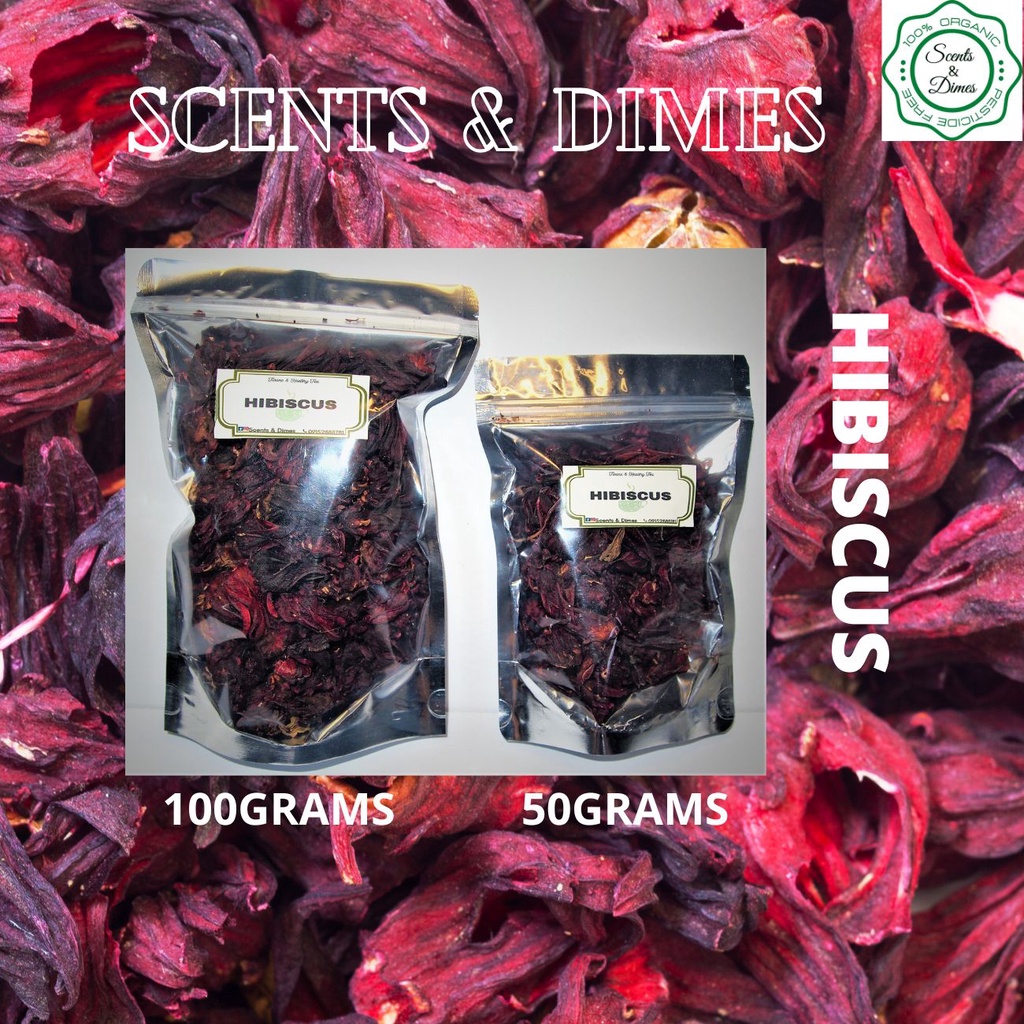 Dried Hibiscus Tea 100g / 50g (Cheapest) Roselle Hibiscus sabdariffa Floral | Shopee Philippines