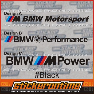 Car Sticker BMW M Power Performance Motorsport m3 m5 e36 e46 e56 e53 m3 ...