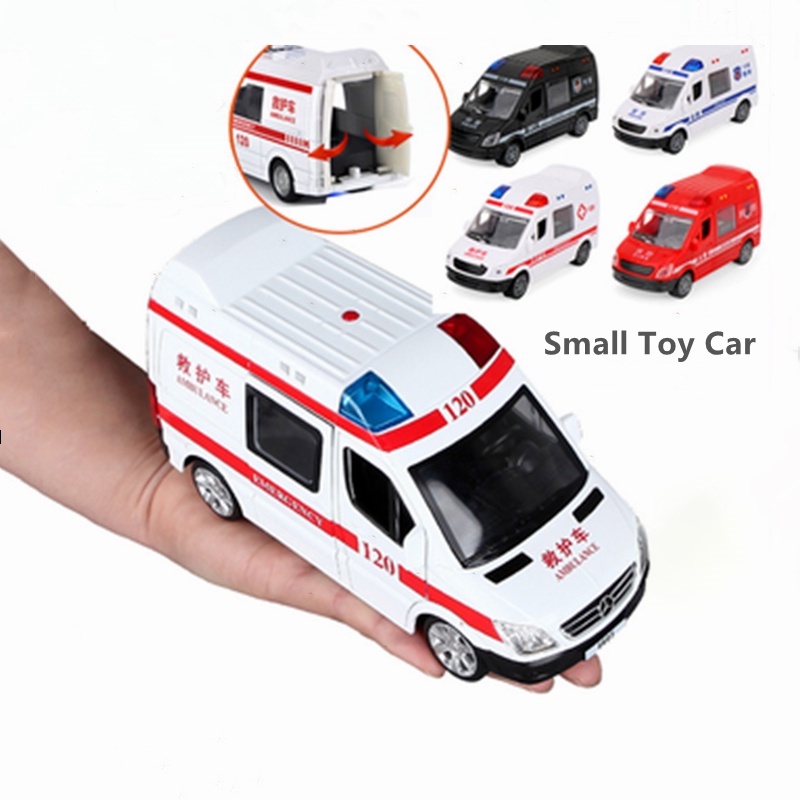 City Diecast Ambulance Emergency Toy Car Model Open Door Ambulancia ...