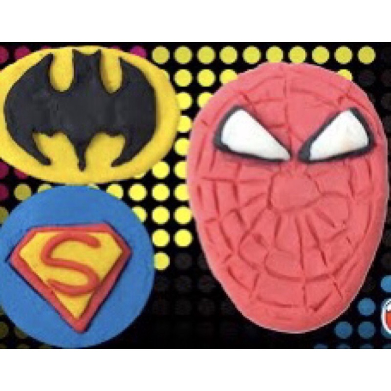 SUPERHEROES THEME PLAYDOUGH MAT ACTIVITY TOYS TEMPLATE CLAY PLAYDOH ...