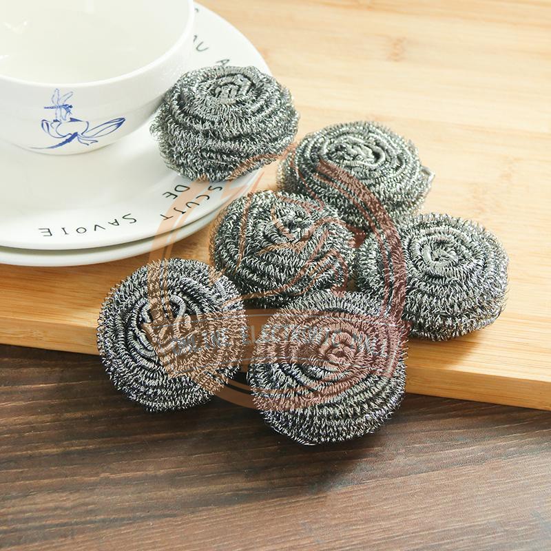 BZ 30G Kitchen Supplies Stainless Steel Wire Balls Dish Wash Pot Pan ...