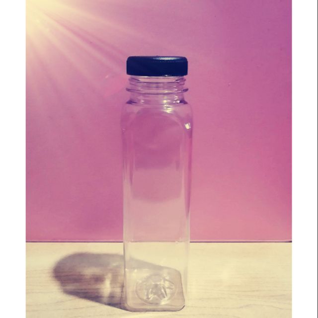 1-PC PET Beverage Bottles - 300ml Square | Shopee Philippines
