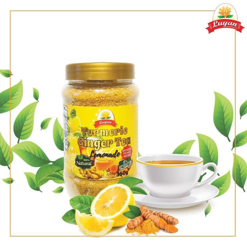LUYAN GINGER TURMERIC TEA(LEMONADE360G) | Shopee Philippines