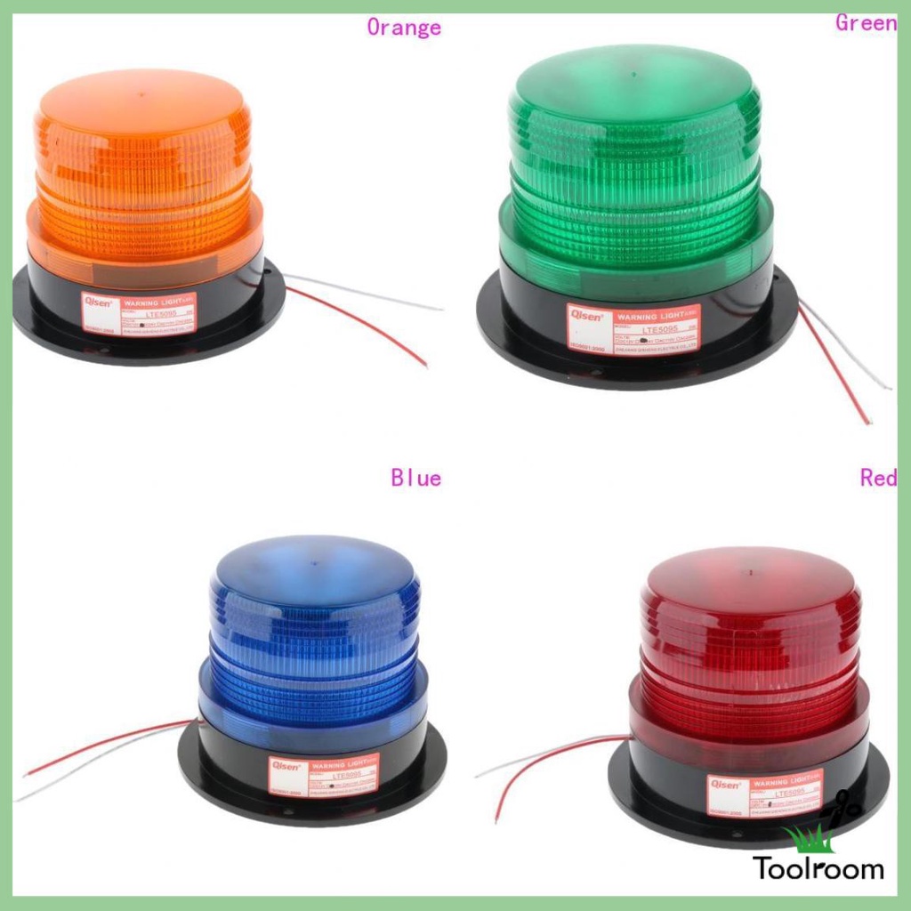 24V Flash Strobe Beacon LED Emergency Warning Rotating Light Lamp ...