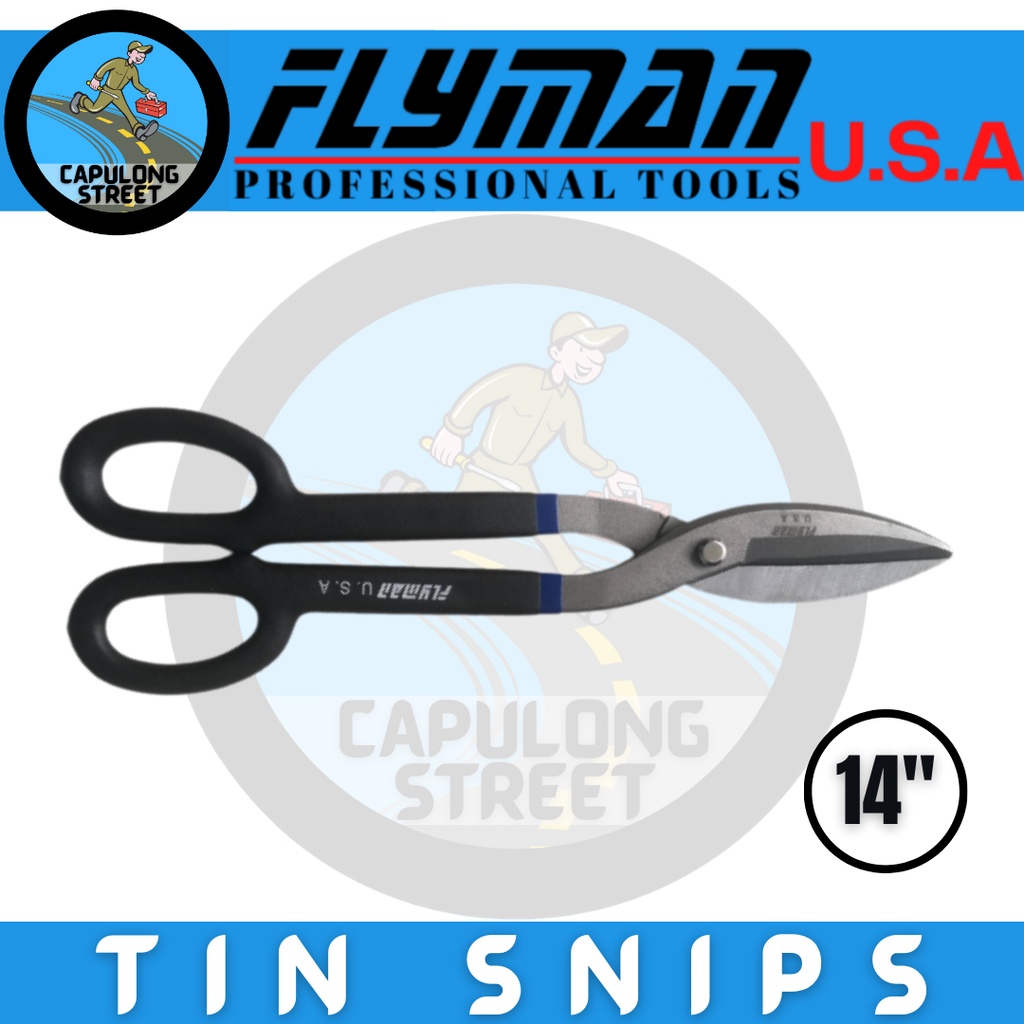 Flyman Tinman Snip 14" Gunting Yero / Pang Gupit ng Yero Straight ...