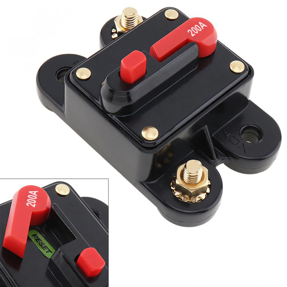 200A DC 12V Car Audio Amplifier Circuit Breaker Fuse Holder AGU Style ...