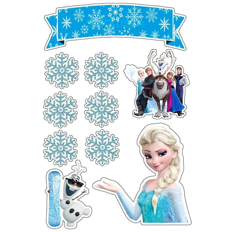 FROZEN THEME TOPPERS | Shopee Philippines