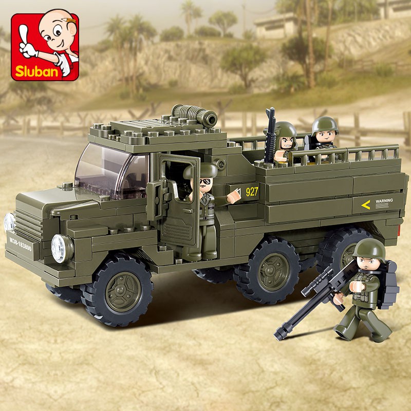Sluban Building Blocks Army Apc. Educational Kids Construction Kits ...