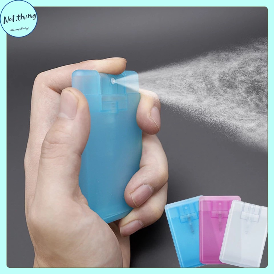 Card Spray Bottle with Free Funnels Refillable Alcohol Perfume Pocket ...