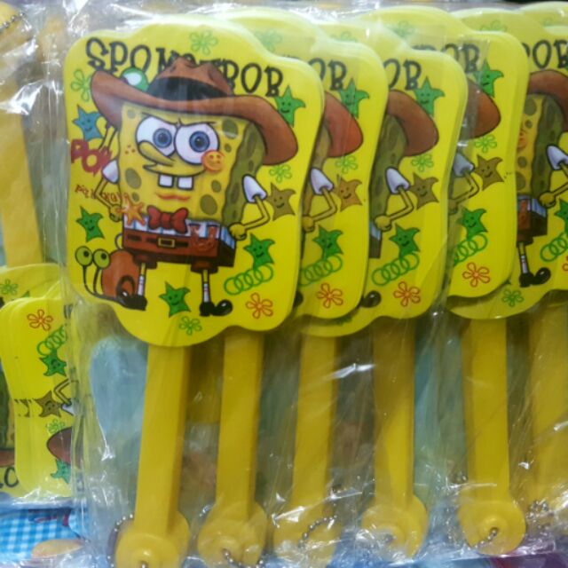 FOLDING FANS (12s): SPONGEBOB | Shopee Philippines