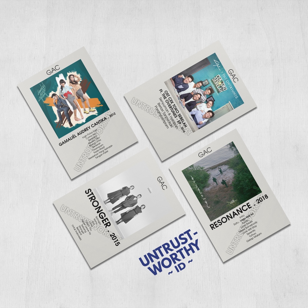 Gac Album and EP Poster A5 Size (4pcs) | Shopee Philippines