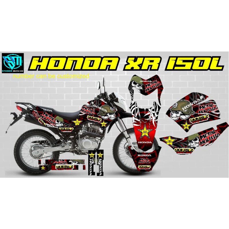 Honda xr 150L full body decals | Shopee Philippines