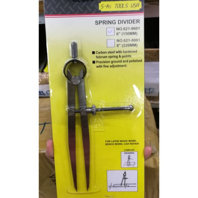 Brand: S-Ks Tools USA Spring Divider Available Sizes: 6" | 8" | 10 ...