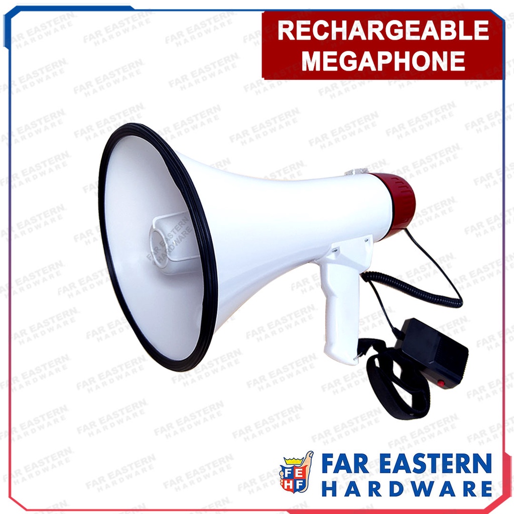 Rechargeable Megaphone Speaker | Shopee Philippines
